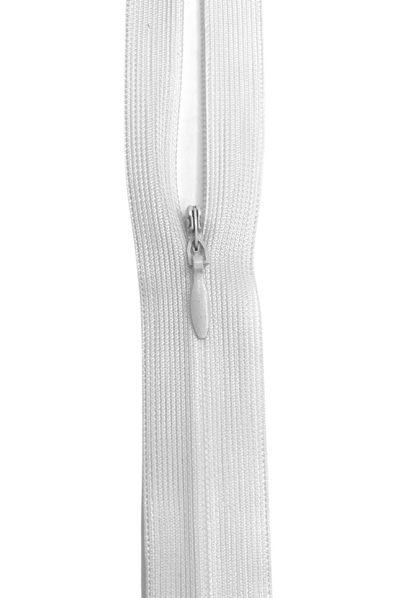 Buy Invisible Zip - White - 45cm | Super Cheap Fabrics